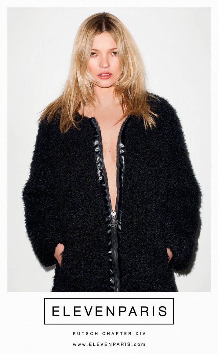 Smartologie: Kate Moss for ElevenParis Fall 2014 Ad Campaign