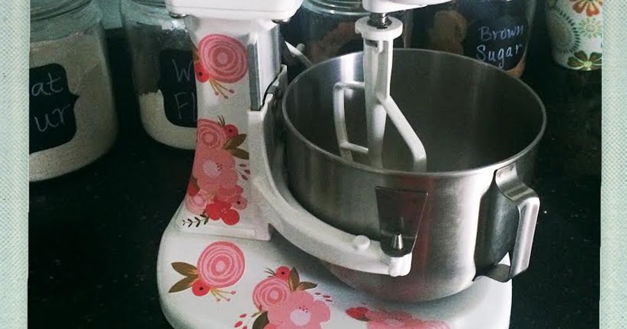 Making Happy {at home}: DIY Decorated Mixer