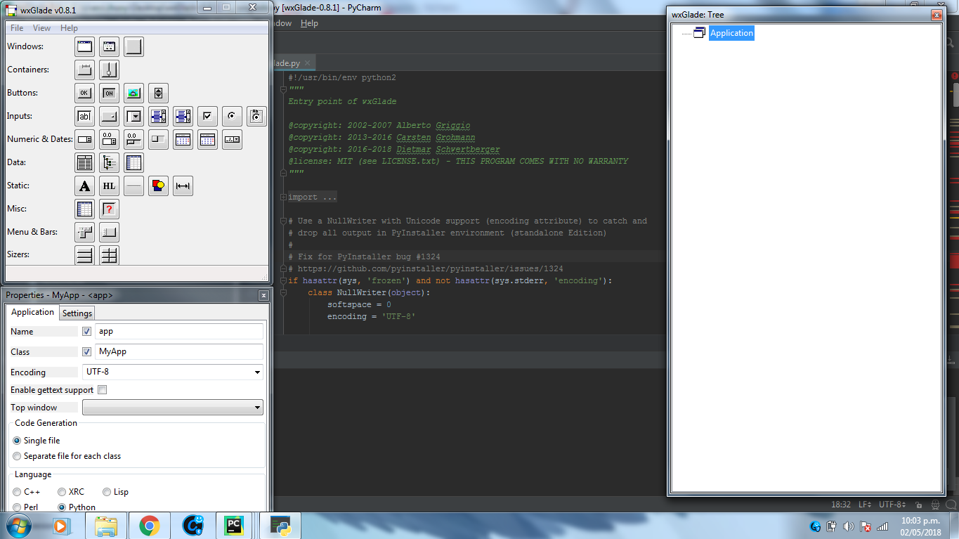 Jonathan Iván Guzman - ISC - ITM: WxPython (IDE para interfaz en Python)