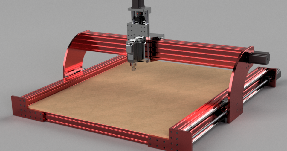 145. CNC Router 1500x1400x400mm || Free download 3D model