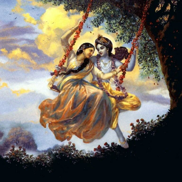 Spiritual Photos: Painting of Shree Radha Krishna