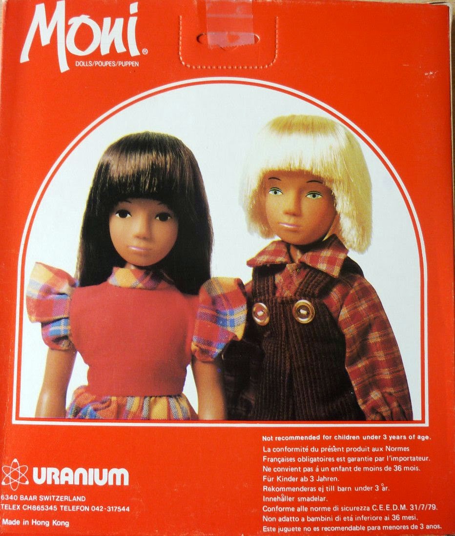 SNICKERDOODLE STREET: Mini Dolls by Brand - 7.5" Moni Doll (1979)