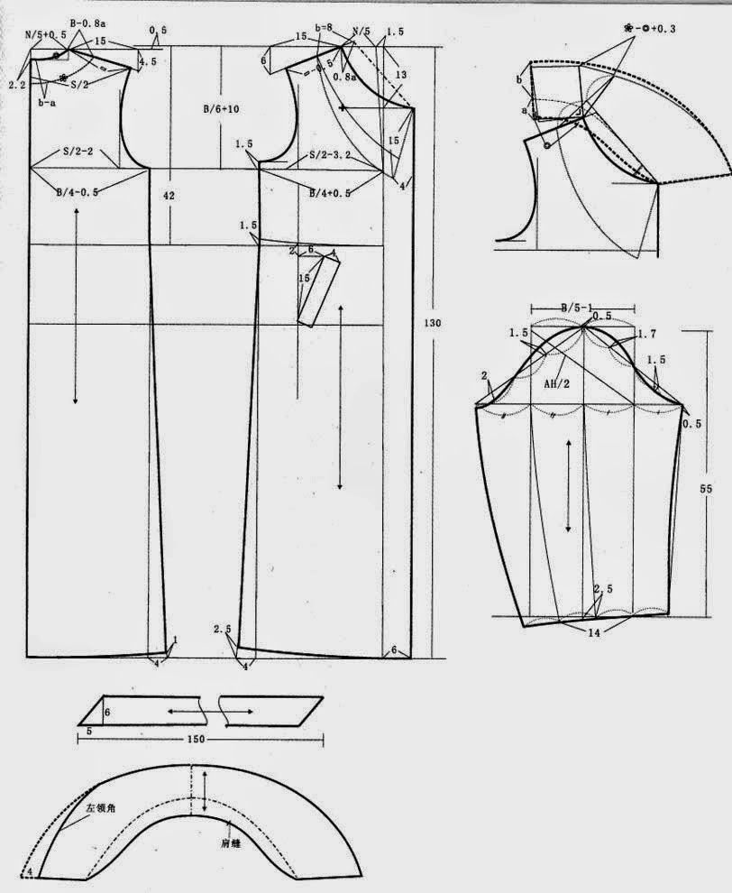 japon pattern coat - modelist kitapları