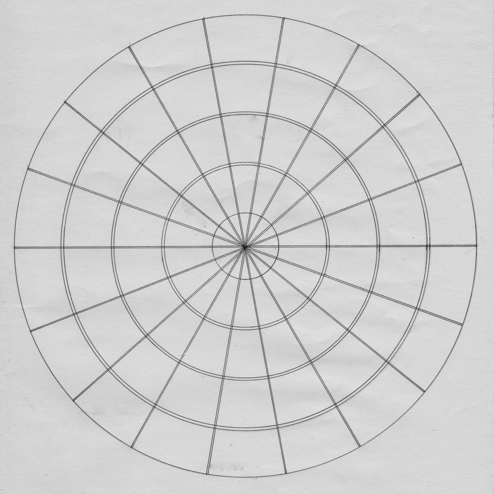 Jane Blundell Artist: More Colour wheels and templates - mixing ...