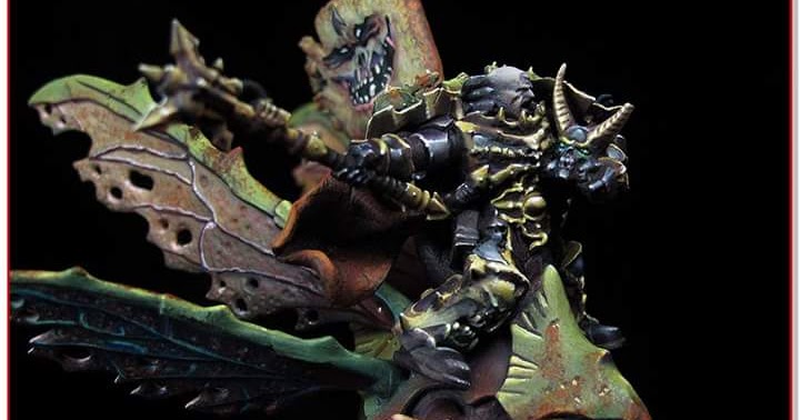 Nurgle fly + 40k Chaos chosen: «NURGLED»