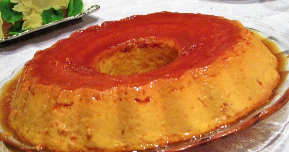 Rožata s karamelom od naranče / Flan "rozata" with orange caramel