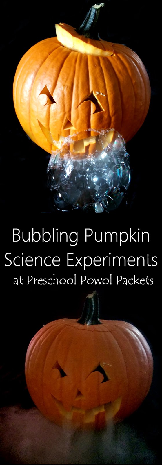 Bubbling Pumpkin Science Experiments | Preschool Powol Packets