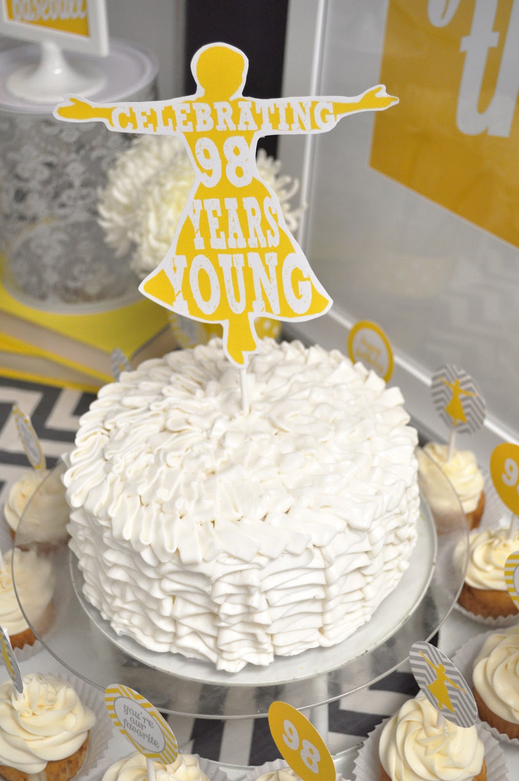 Little Big Company | The Blog: A 98th Birthday Party, Gorgeous Yellow ...