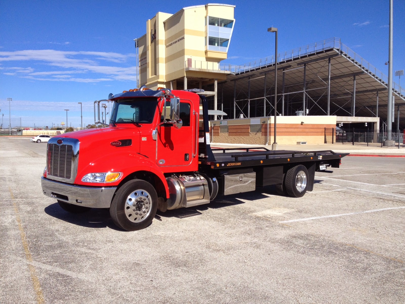Boom Truck Sales & Rental: 2015 Peterbilt 337 22' Lo Profile Jerr-Dan ...