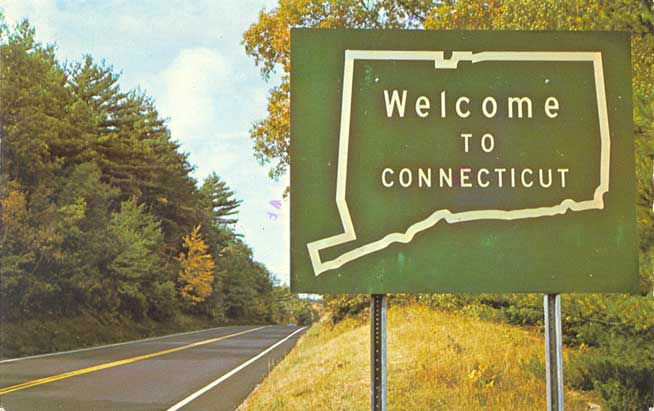 *Postcard Gems: Welcome to Connecticut