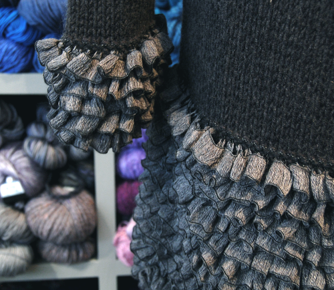 Jennifer Knits Los Angeles: Custom Hand Knit Pattern: Ruffle Trim Extra ...