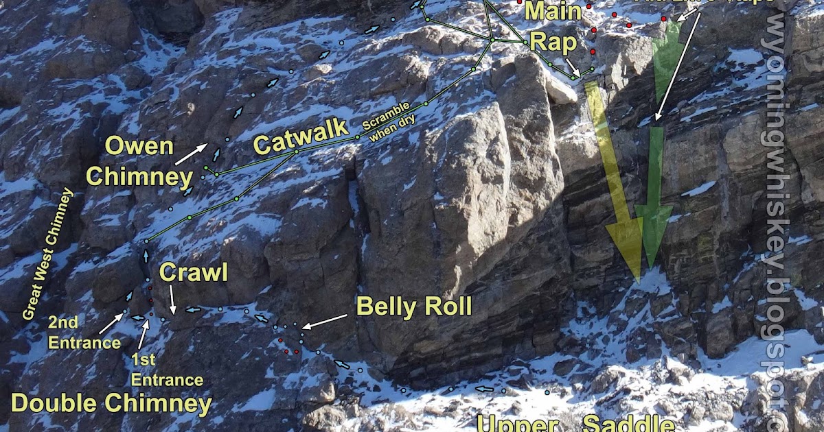 WYOMING WHISKEY: Main Rappel to the Upper Saddle