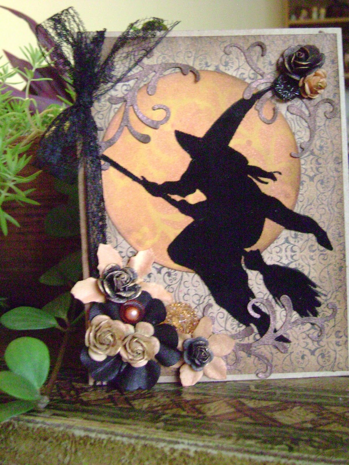 Crabtree-Creations: Life's a Witch! A Halloween Witch card to make.