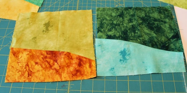 Elaine Quehl: Tutorial: Making Improvisational Curved Blocks