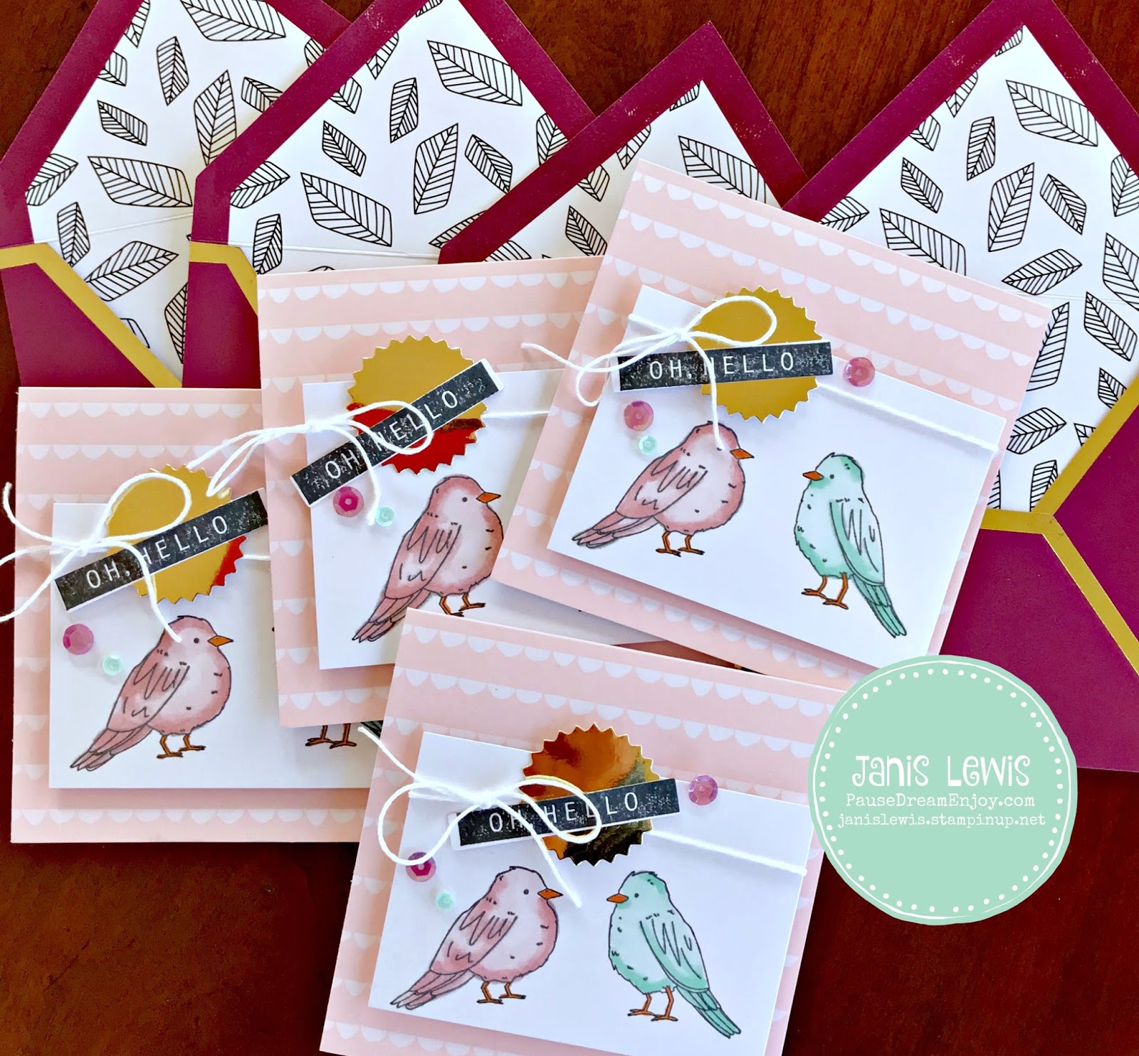 Pause Dream Enjoy: Stampin' Blends Card Set