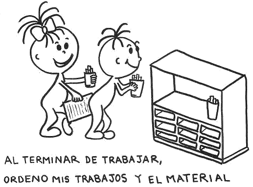 Rayito de Colores: Normas del Aula para colorear