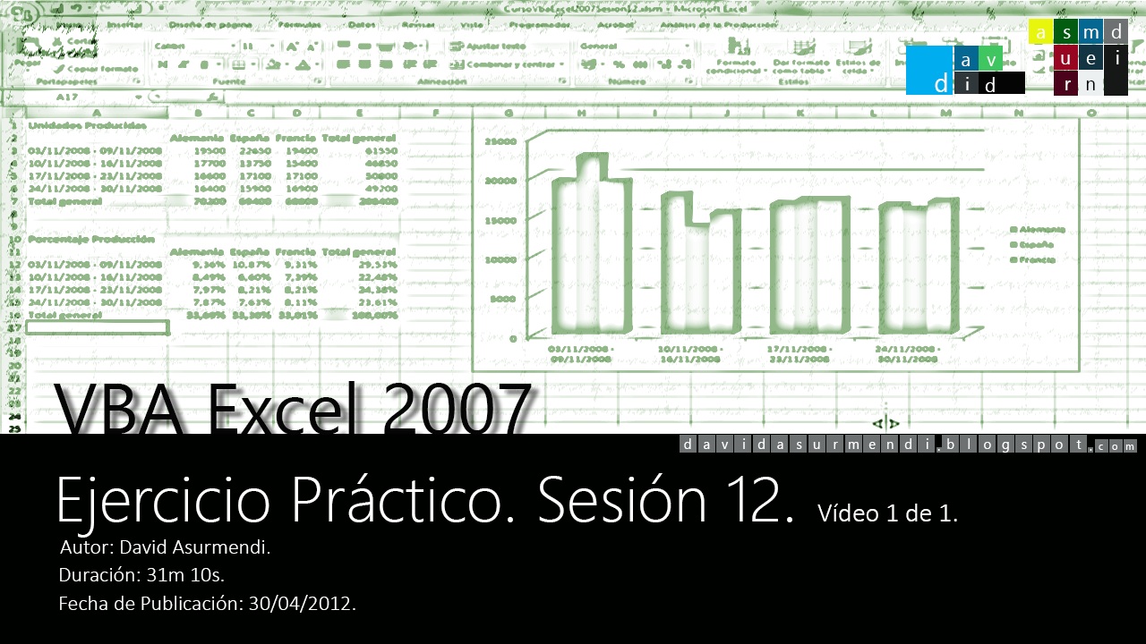 Curso Práctico Programación Vba Excel 2007 Crear Gráficos Sesión 12
