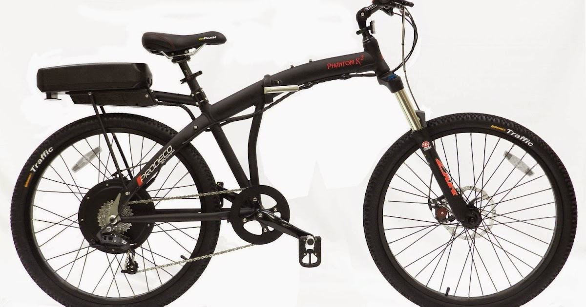 Exercise Bike Zone: Prodeco V3 Phantom X2 8 Speed Folding Electric Bike ...