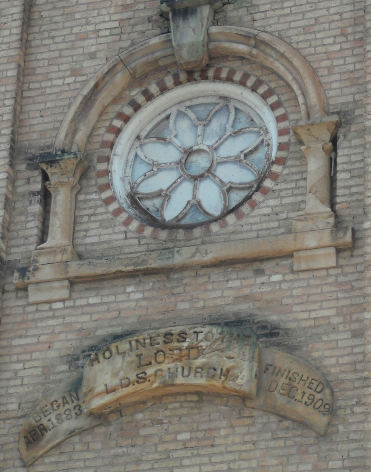 Historic LDS Architecture: Smithfield Tabernacle: Exterior Detail