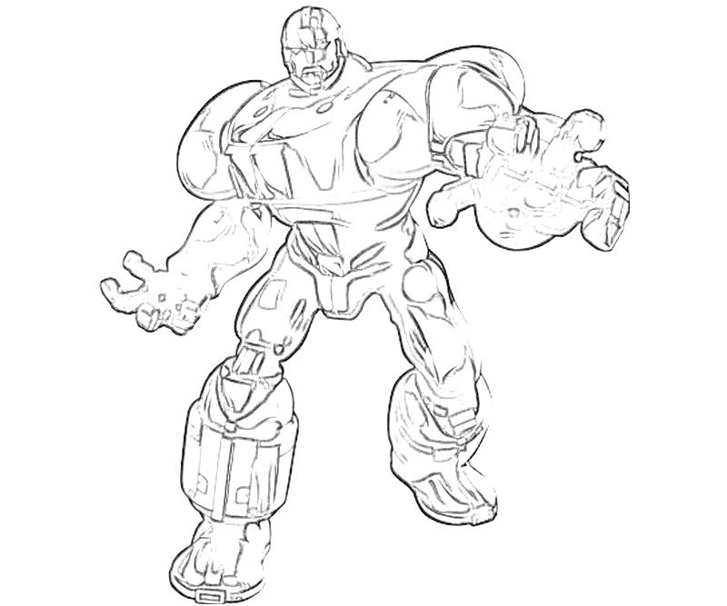 Sentinel Marvel X Men Coloring Pages Sketch Coloring Page
