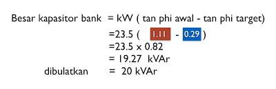 EFISIENSI DAYA LISTRIK DENGAN KAPASITOR: Cara Menghitung Kebutuhan Kapasitor Bank Untuk ...