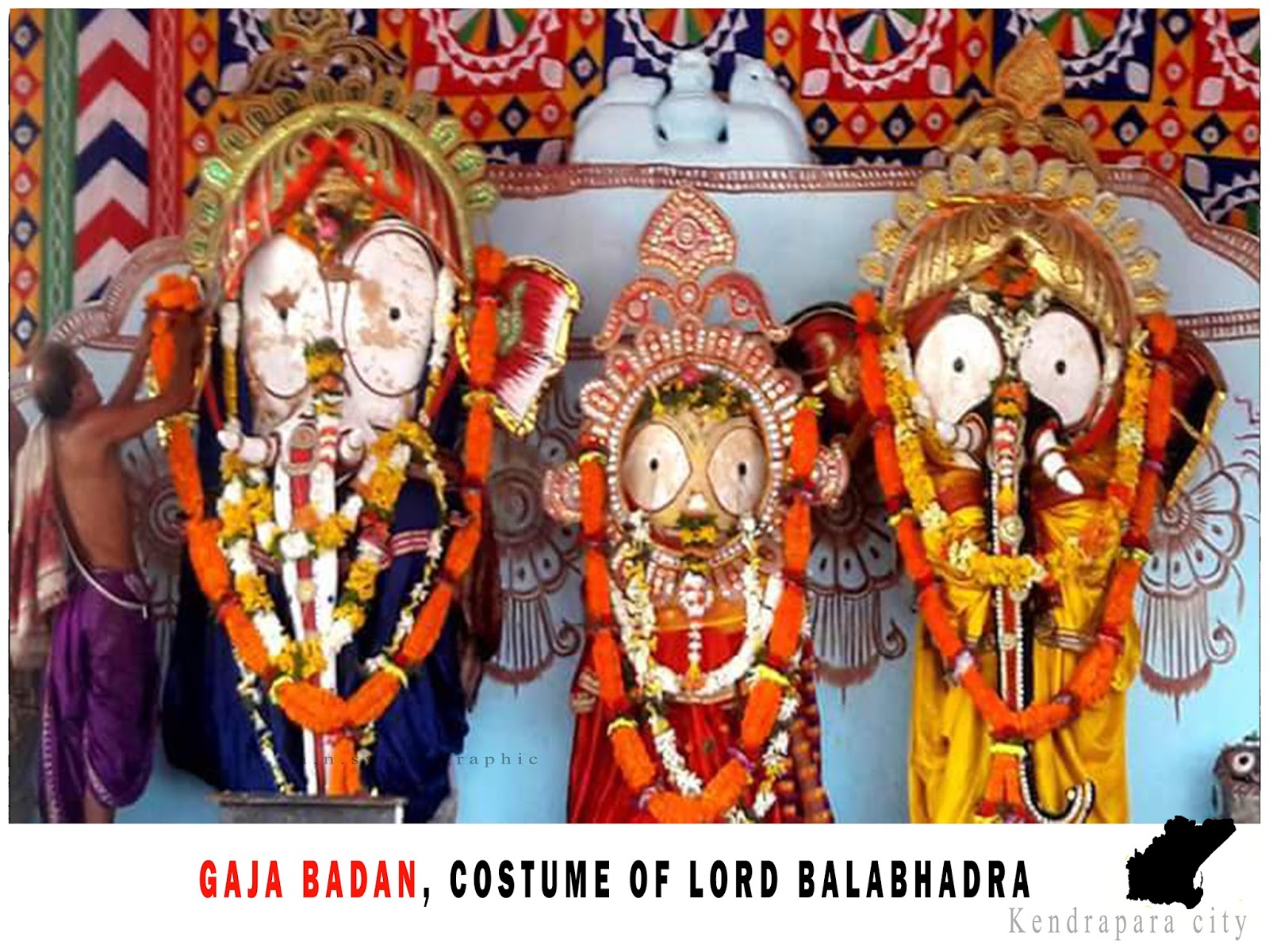 Beshas of Baladev Mahaprabhu at Tulasi Khetra Kendrapara