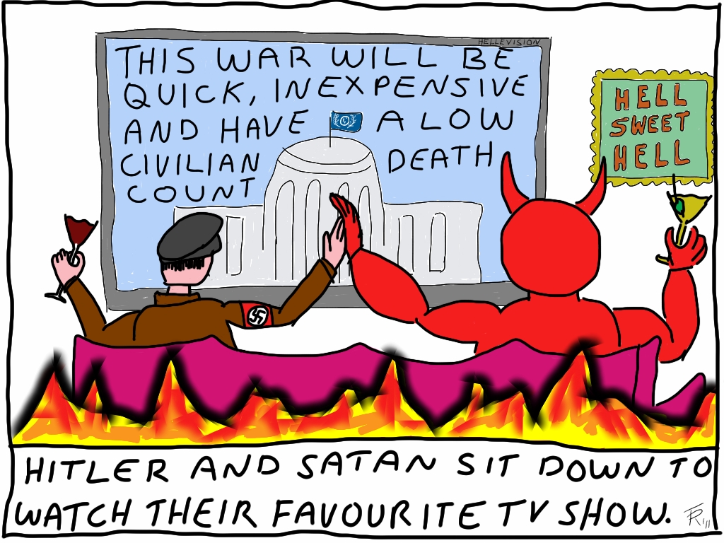 Ardeet's Soapbox: Hitler and Satan sit down to watch their favourite TV ...