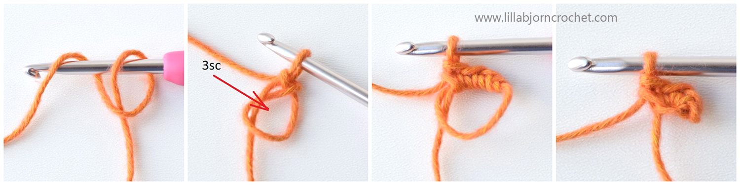 Brioche Crochet: how to make triangle shape (step-by-step tutorial ...