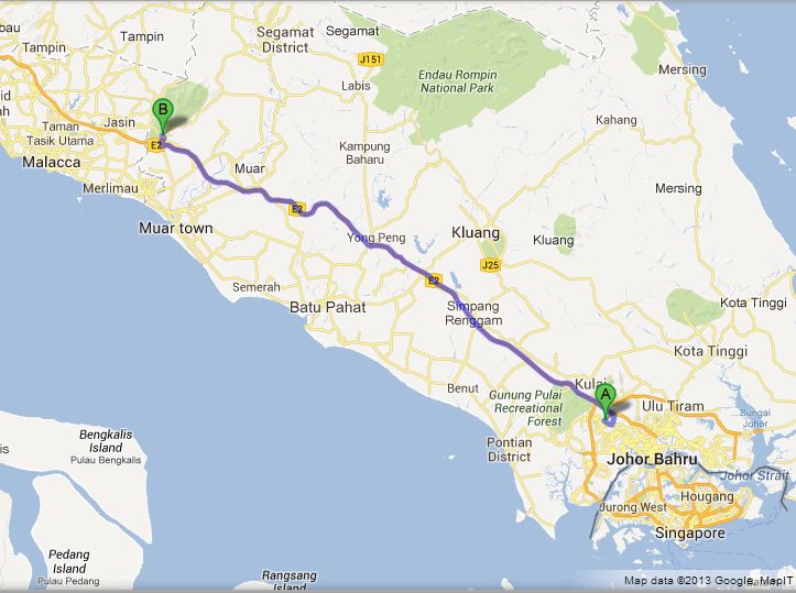 Le'Papillon: Mee Bandung MUAR ke TANGKAK????