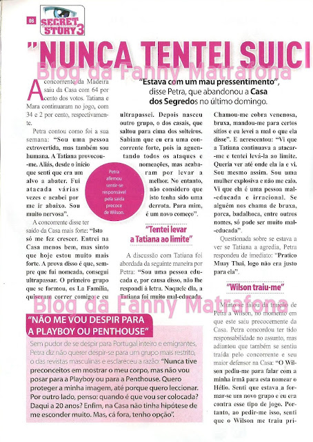 Fanny Matrafona: Petra - Wilson é o culpado