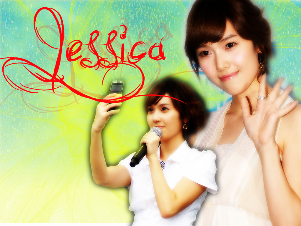 Jessica SNSD Waved Goodbye Wallpaper | SNSD Artistic Gallery