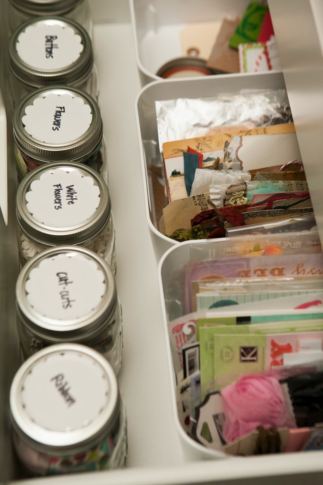MyBellaBug : Office Organization: Scrapbook & Craft Supplies