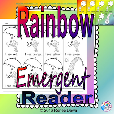 Teacher Ink: Rainbow Lesson for Kindergarten
