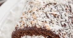 Chocolate Coconut Cake Roll Recipe - Girls Dishes
