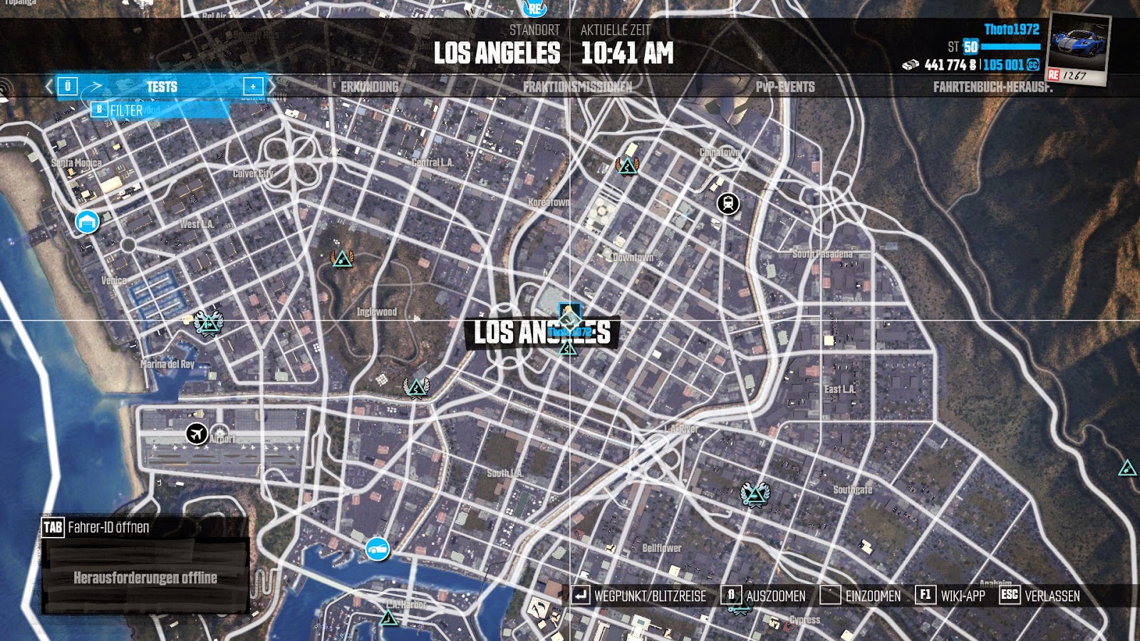 WGB - Wuschik's Game Blog: The Crew - Los Angeles Game Center besuchen