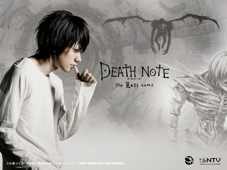 death note the book from the god of death