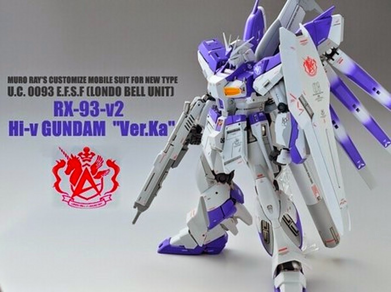 Painted Build: MG 1/100 RX-93-v2 Hi-nu Gundam Ver.Ka - Gundam Kits ...