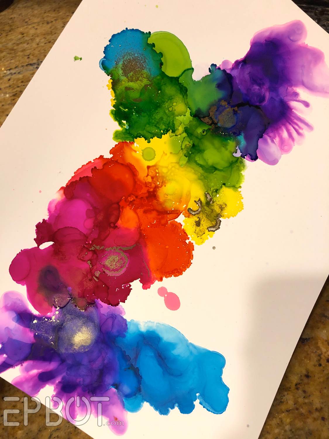 EPBOT: Let's Make Some Alcohol Ink Art!