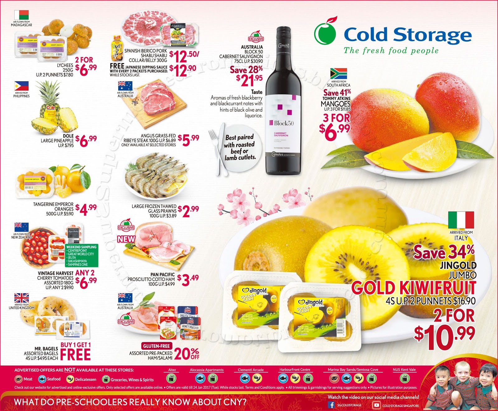 Cold Storage Weekly Promotion 20 - 24 January 2017 ~ Supermarket Promotions