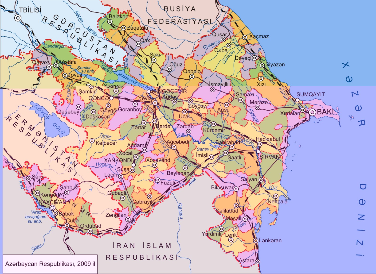 MAPS OF AZERBAIJAN