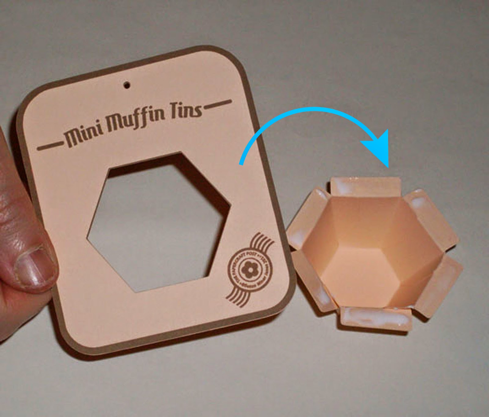 The Papercraft Post: "Mini Muffin Tin" Tutorial