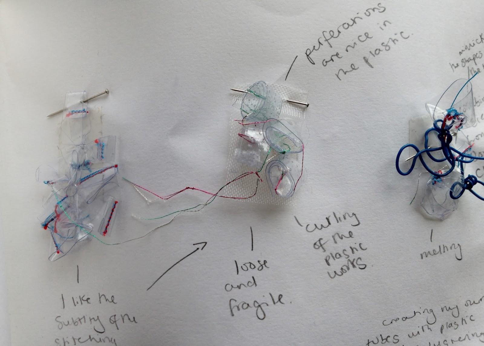 Sarah Kostick: Technical Block 3: Stitch - Testing
