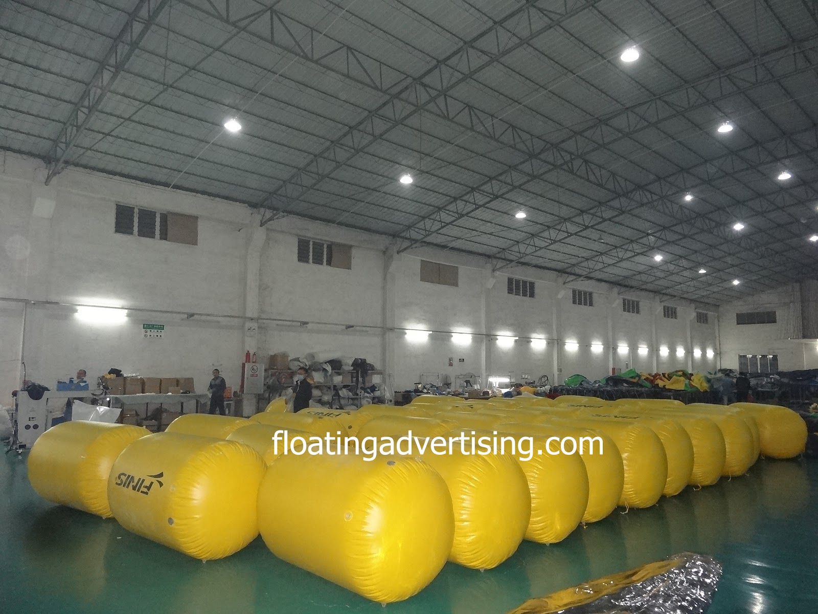 Floating Advertising: Inflatable Floating Barrier Buoy Advertising