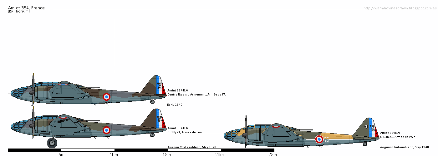 War Machines Drawn: Amiot 354