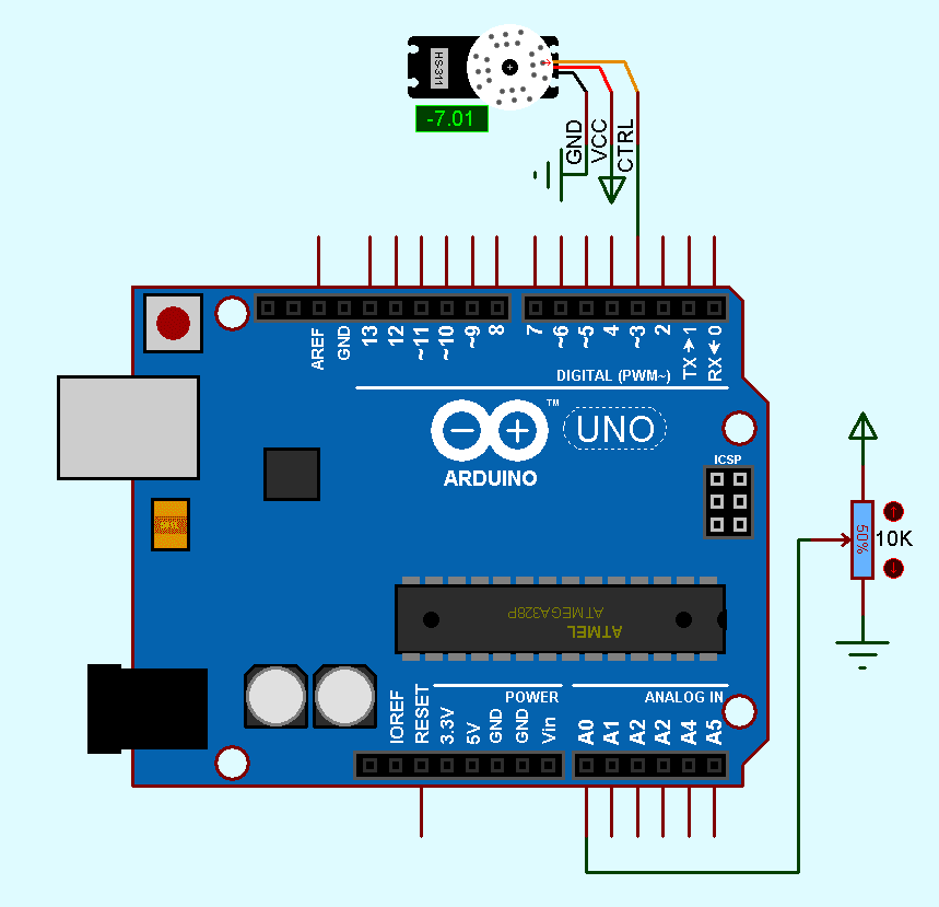 Potentiometer Servo Control « Veli Utas Bir Elektronikçinin Kişisel Bloğu