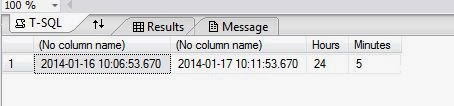 Al Programming: Duration between two dates in SQL Server example