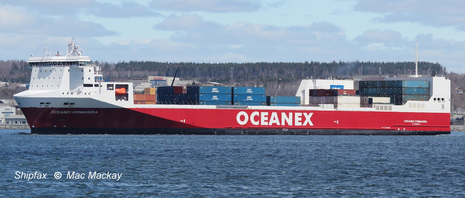 Shipfax: Oceanex Connaigra and Dinkeldiep - soon to be replaced.