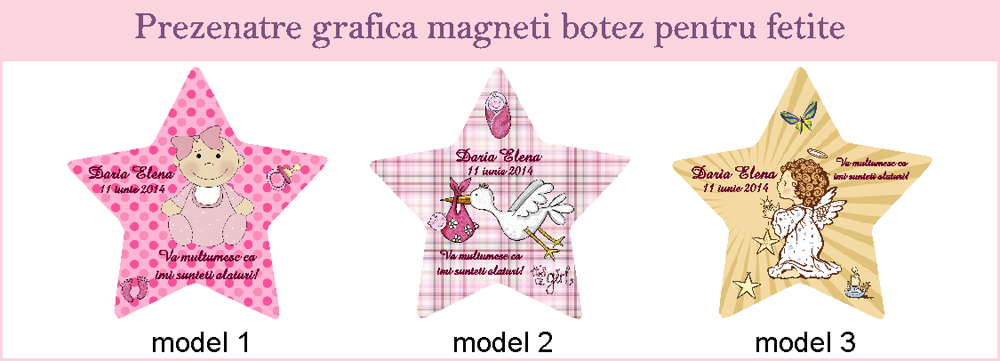 BebeStudio11.com - Invitatii Nunta‎ si Botez: Marturii Botez Magneti ...