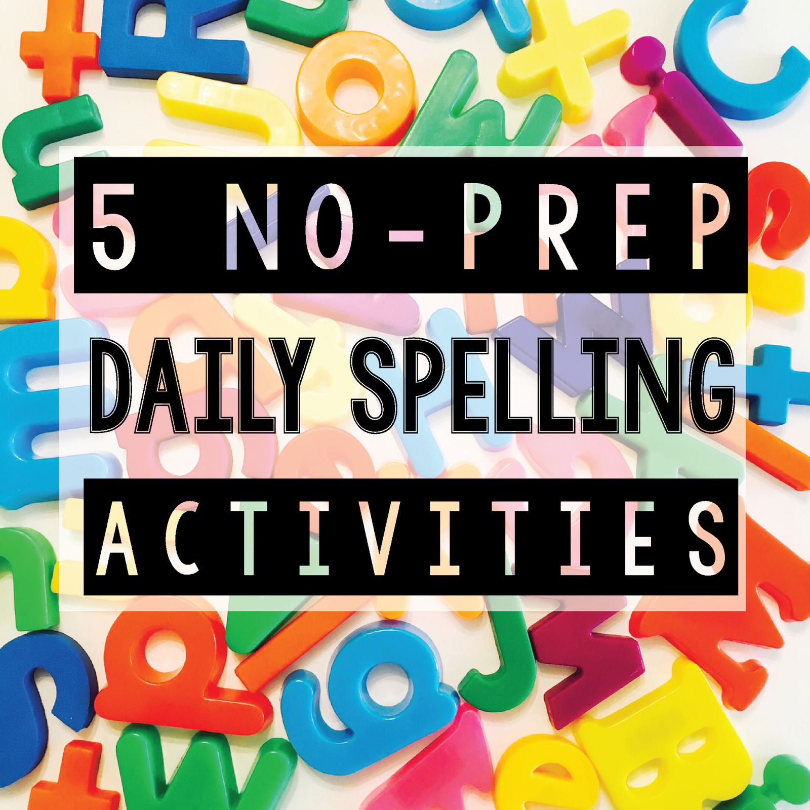 No Prep Spelling | From the Pond