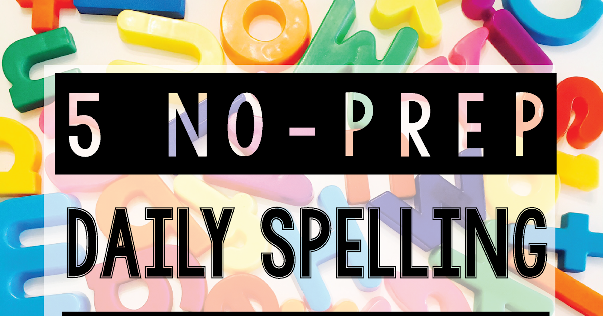 No Prep Spelling | From the Pond